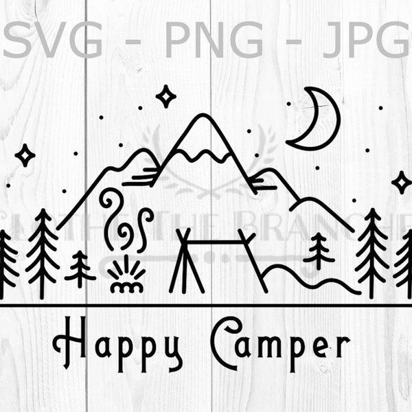 Camper Line Art - Etsy