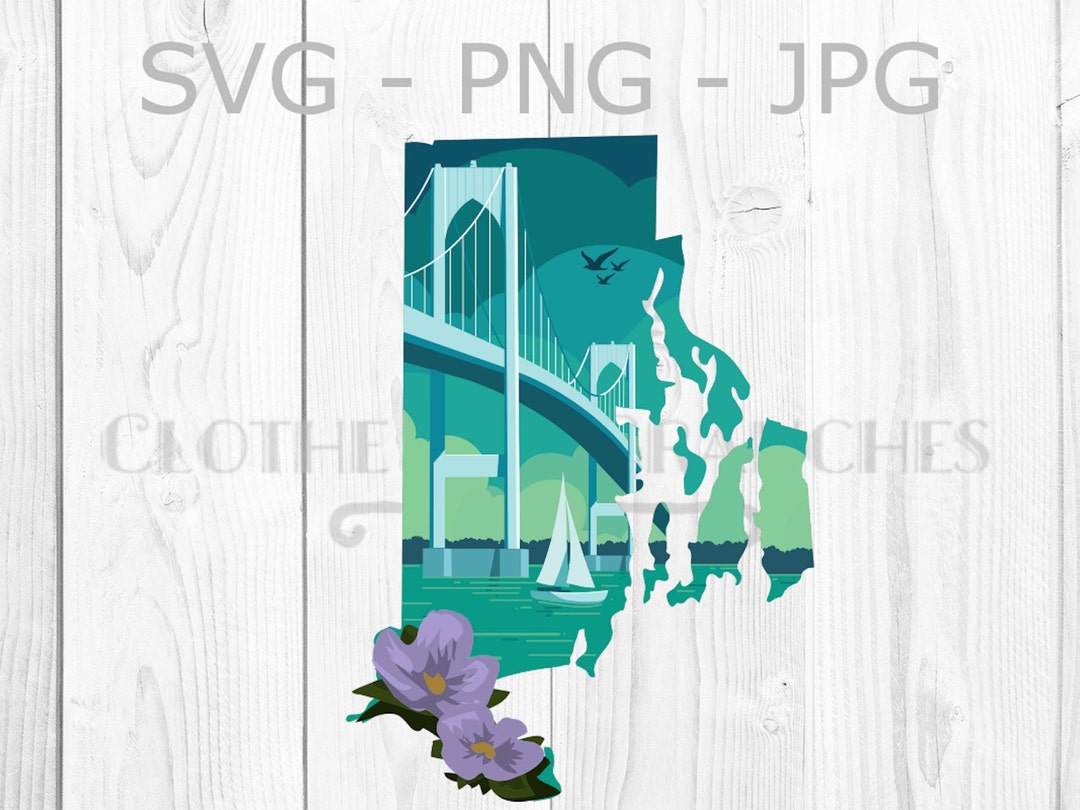Rhode Island State Graphic, Svg, Png, Jpg, Sublimation - Etsy