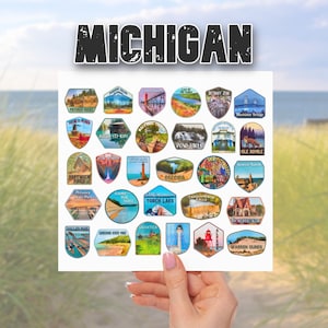 State Parks Mini Sticker Sheet, Water Resistant Vinyl Checklist ...