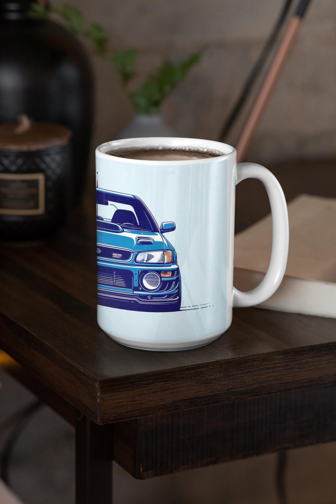 Large Subaru Impreza Mug | Subaru WRX Sti | Subaru Gift | JDM Gift ...