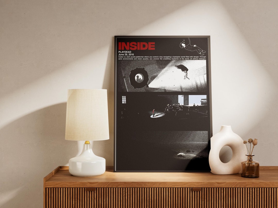 Inside Game - Digital Download Poster - Atmospheric Puzzle Platformer ...