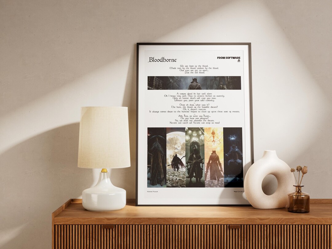 Bloodborne Poster | 18x24 Inch | Digital Art | High-resolution Wall Art ...