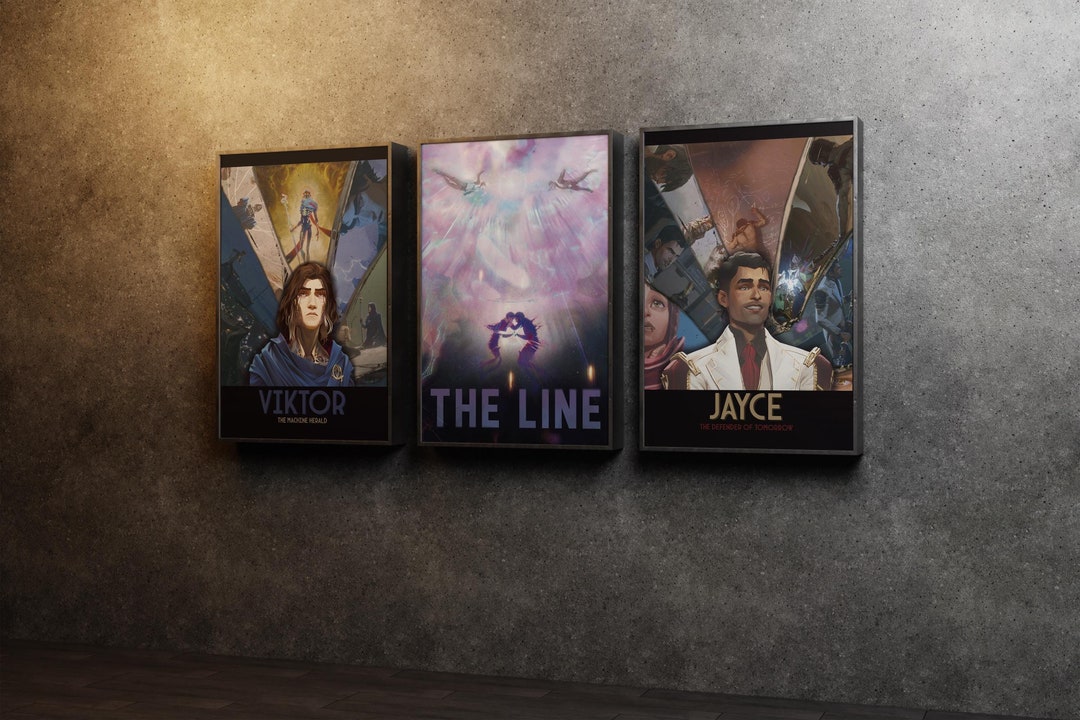 Arcane Viktor and Jayce Poster | Set of 3 | 18x24 Inch | Wall Decor ...