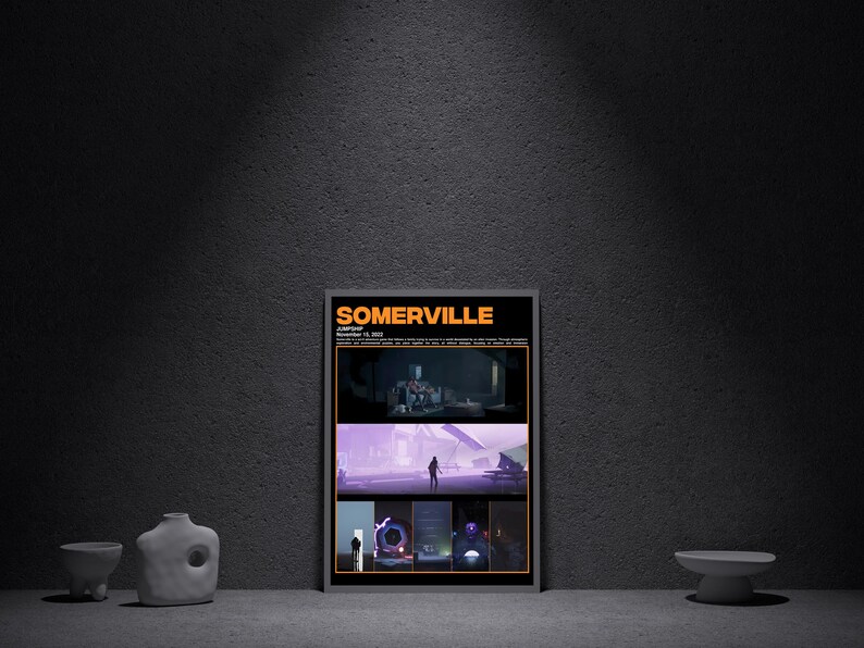 Somerville - Digital Download Poster - Atmospheric Sci-fi Adventure Art ...