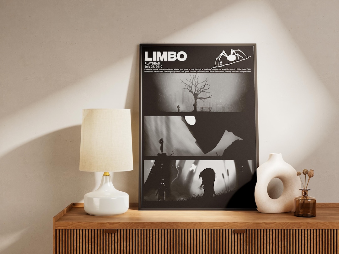 Limbo Game Poster: Atmospheric Puzzle Platformer Art (digital Download ...