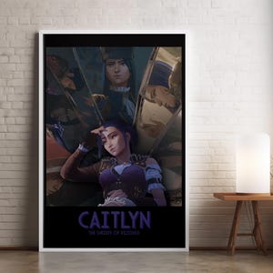 Arcane Caitlyn Poster: League of Legends Home Decor (digital Download ...