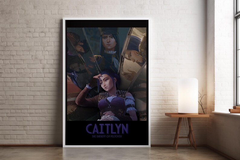 Arcane Caitlyn Poster: League of Legends Home Decor (digital Download ...