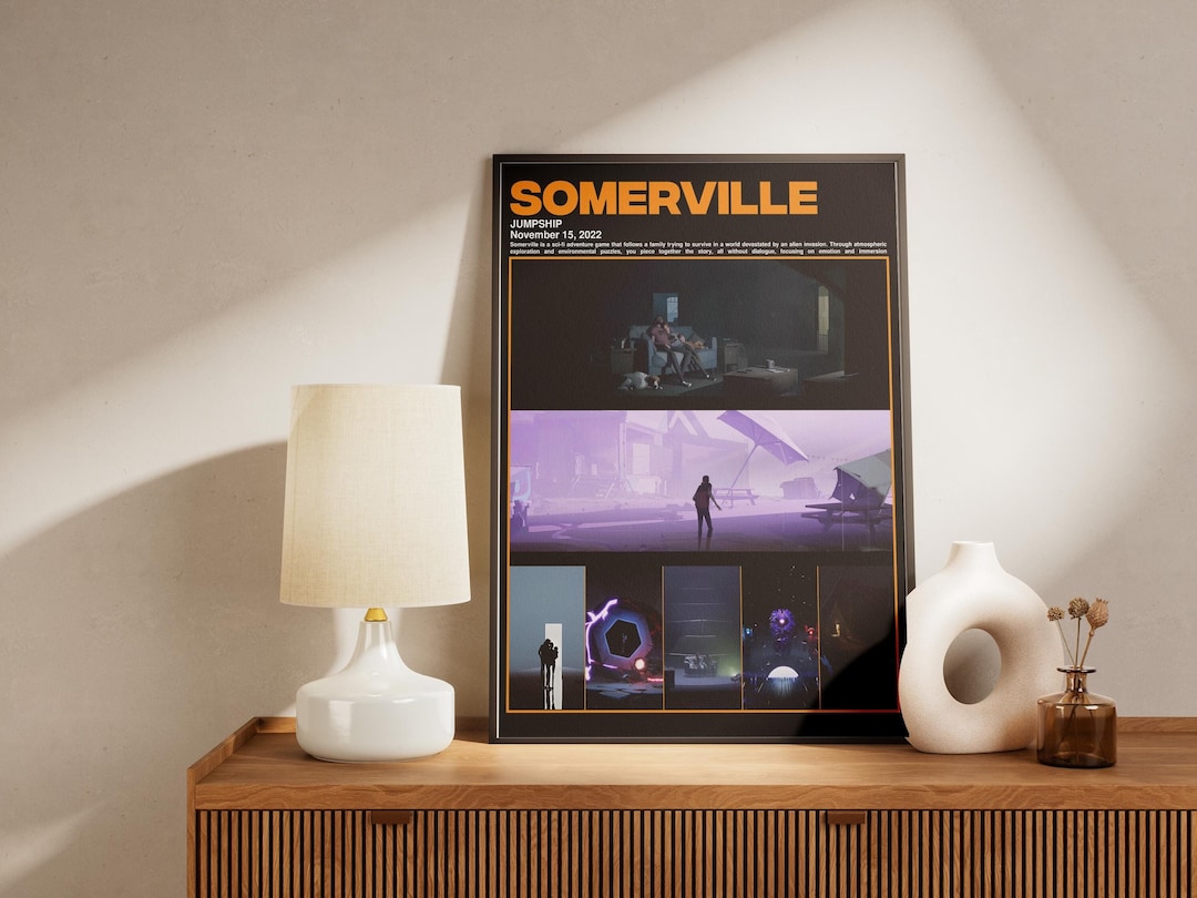 Somerville - Digital Download Poster - Atmospheric Sci-fi Adventure Art ...
