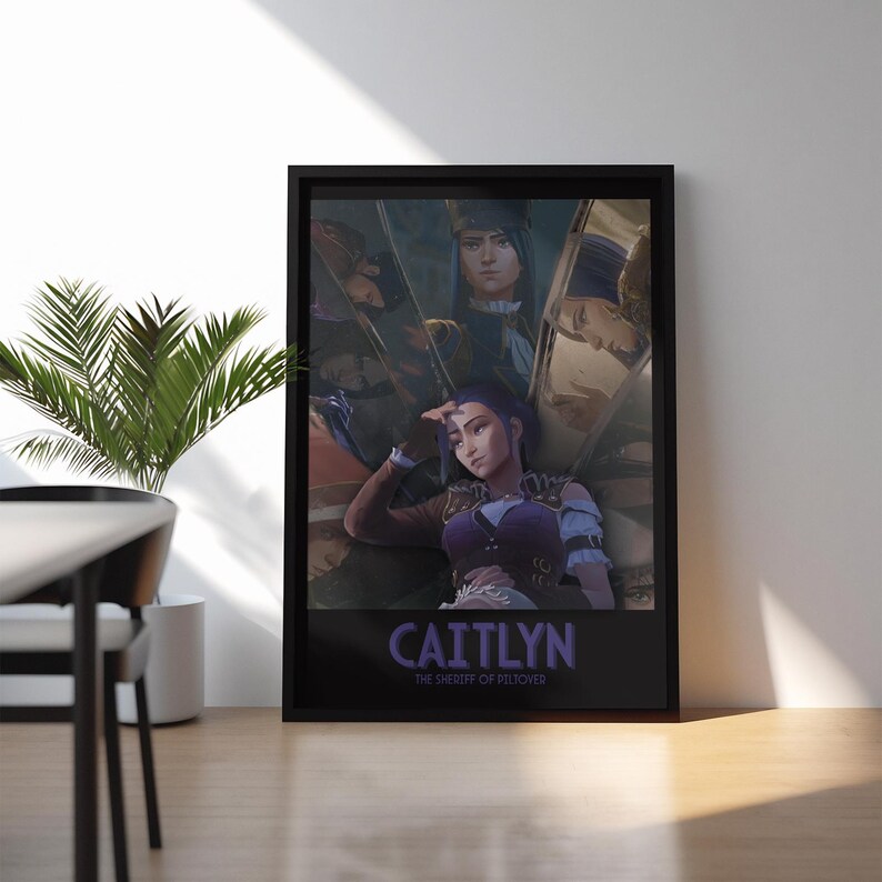 Arcane Caitlyn Poster: League of Legends Home Decor (digital Download ...