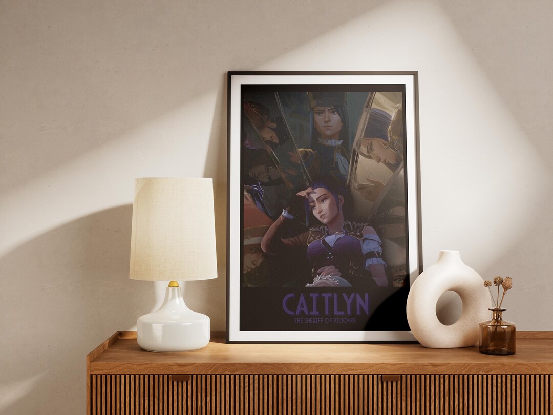 Arcane Caitlyn Poster: League of Legends Home Decor (digital Download ...