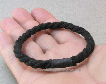 Black Rope Bracelet - Etsy