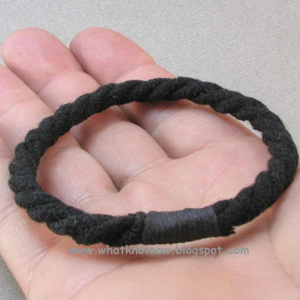 Black Rope Bracelet - Etsy