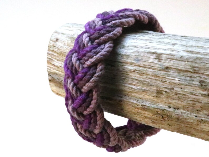 Nightshade Purple Layered Rope Bracelet 4507 | Etsy