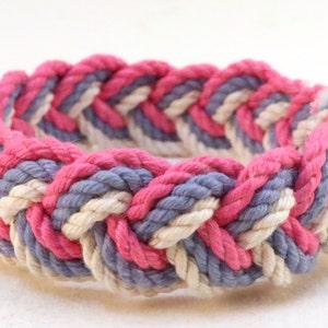 Transgender Pride Rope Bracelet Turks Head Knot Bracelet 4536 - Etsy