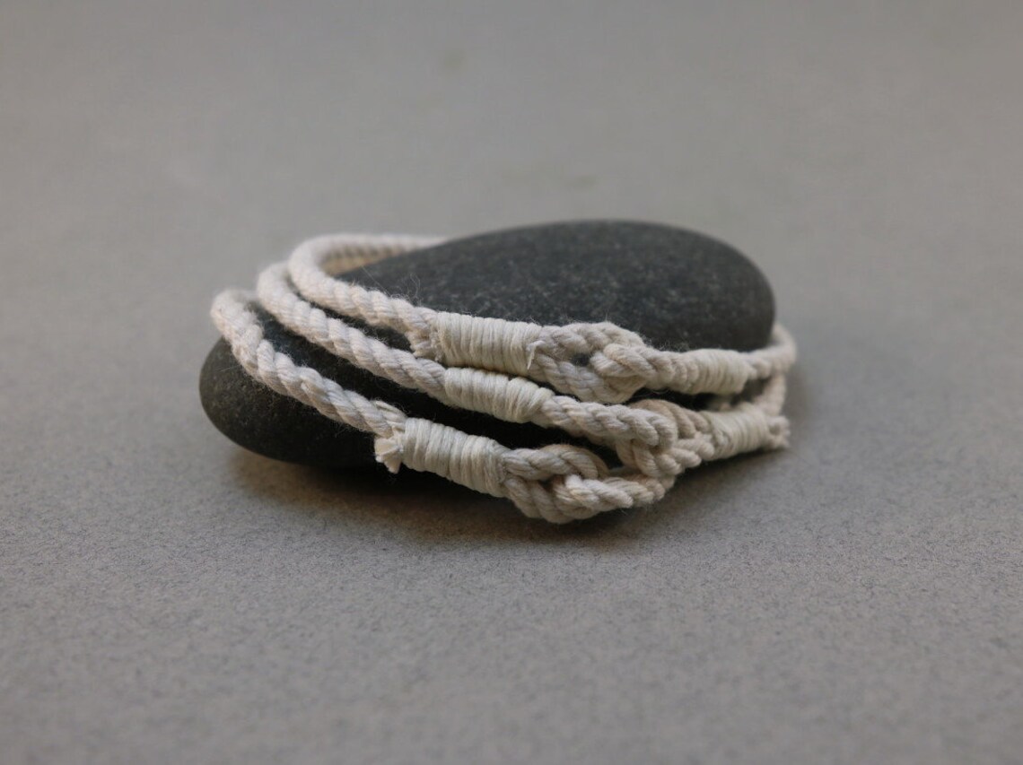 Double Eye Loop Rope Bracelet Slip on String Bracelet 4306 - Etsy