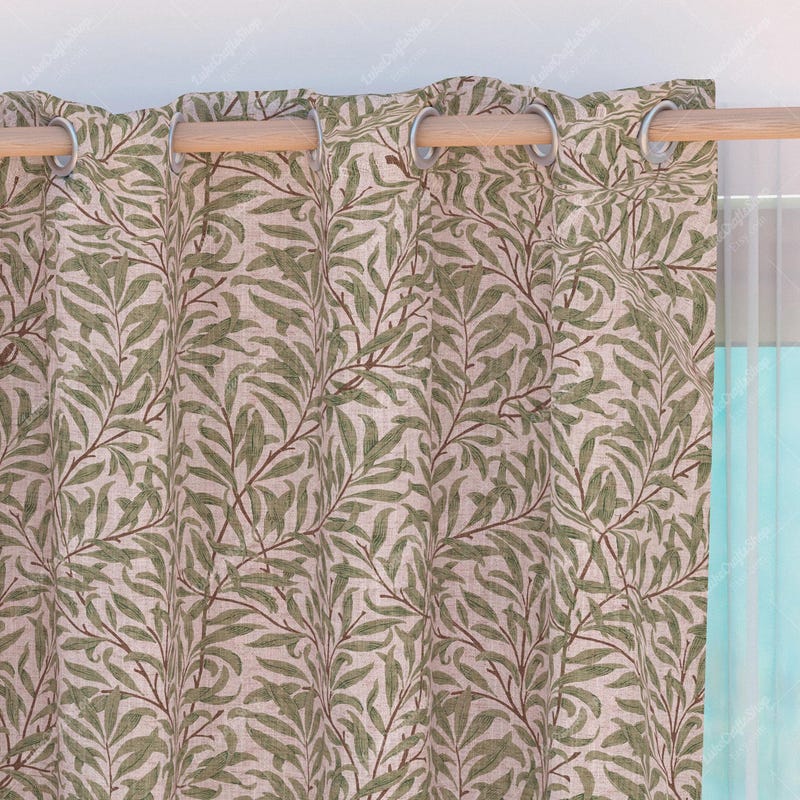 William Morris Curtains - Etsy