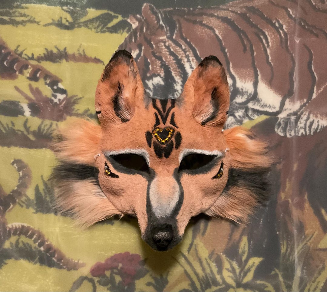 Maned Wolf Therian /theriotype Animal Mask - Etsy