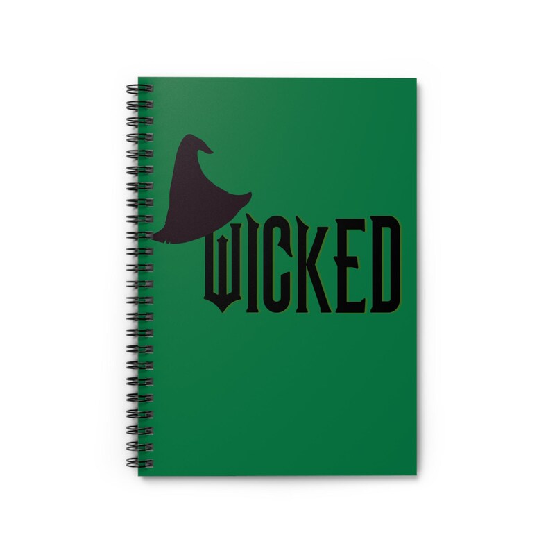 Wicked Spiral Notebook - Etsy