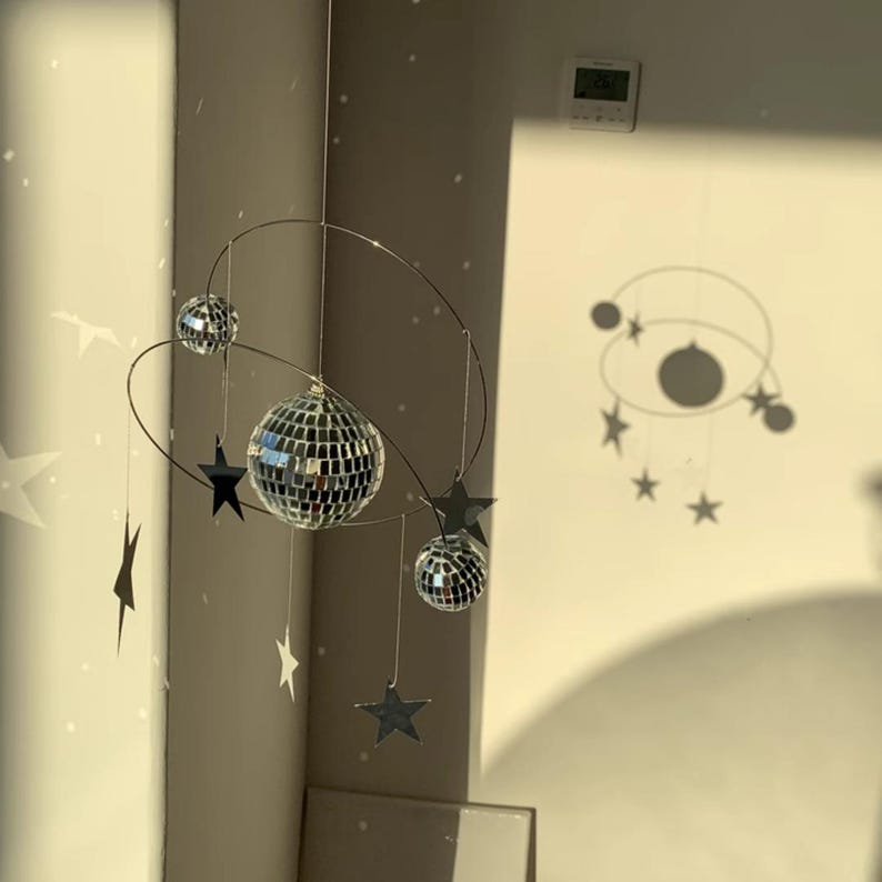 Cosmic Planet Suncatcher: Disco Ball Starry Sky Decor - Etsy