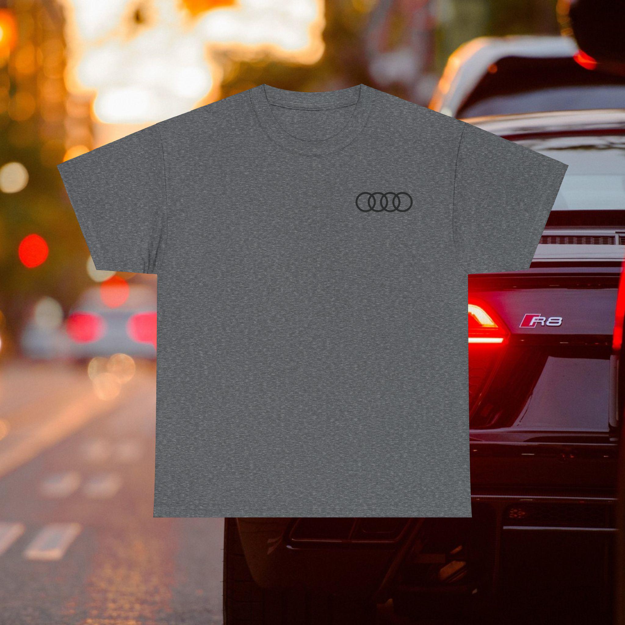 Audi R8 Car T-shirt, Front and Back Design High Quality - Unisex Tee ...