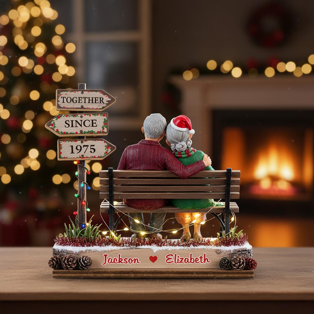 Personalized Couple Still Sitting Together Since Wooden Plaque, Custom ...
