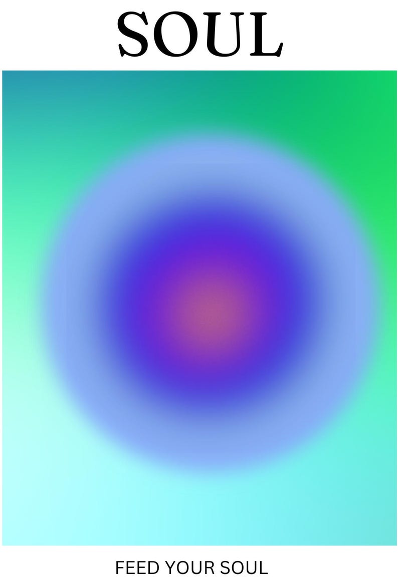 Aura Posters, DIGITAL DOWNLOAD, Printable, Editable, in Canva, Instant ...