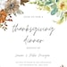 Digital Thanksgiving Templates, Instant Download, Digital Templates ...