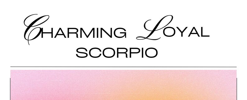 Scorpio Aura Posters, Digital Templates, Instant Download, Editable in ...