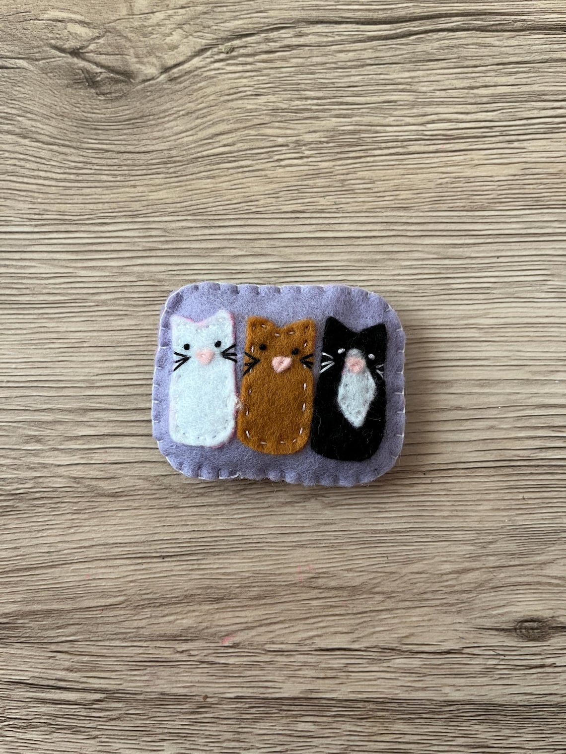 Felt Cat Magnet | Felt Magnet for Cat Lovers | Refrigerator Magnet - Etsy
