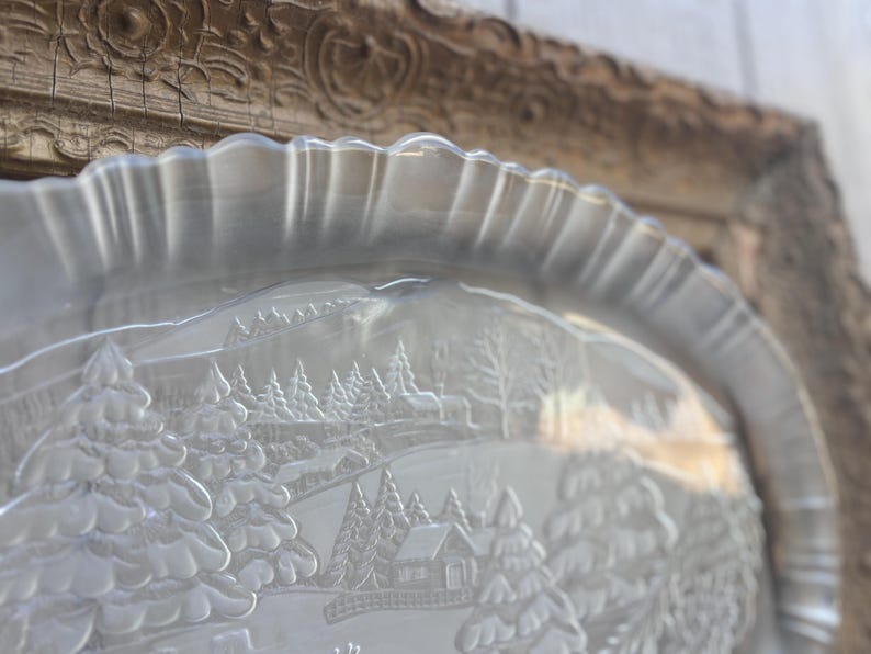 Mikasa Winter Dreams Canape Tray Platter Holiday Classics Christmas ...