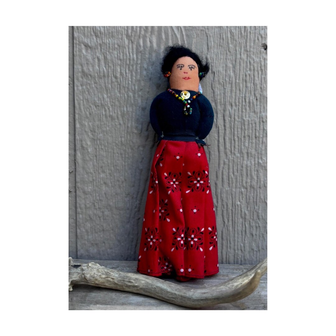 Vintage Navajo Folk Art Cloth Doll Handmade Ethnic Doll Toy ...
