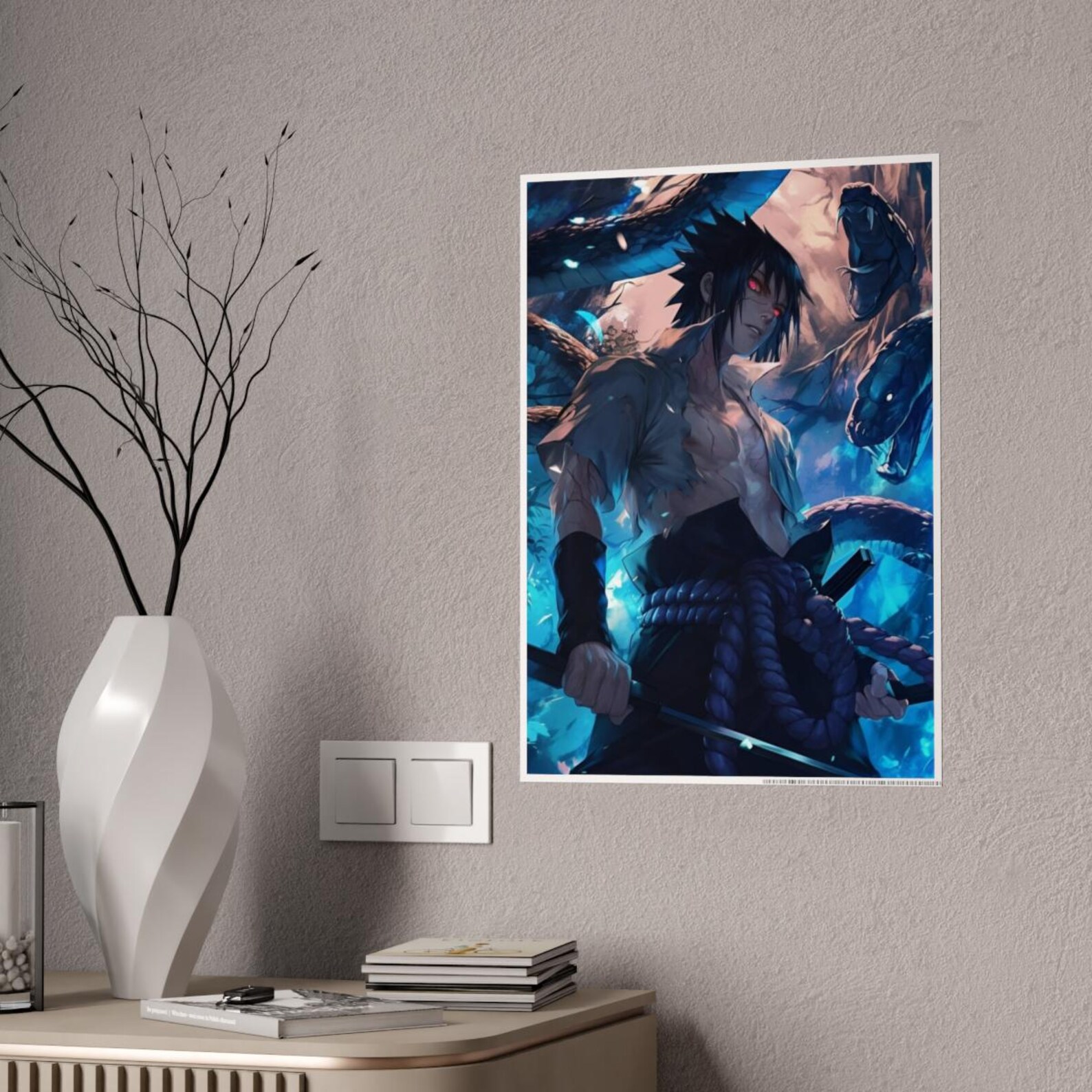 Unique Anime Poster Print TV Series Art, Modern Wall Decor, Manga Gift ...