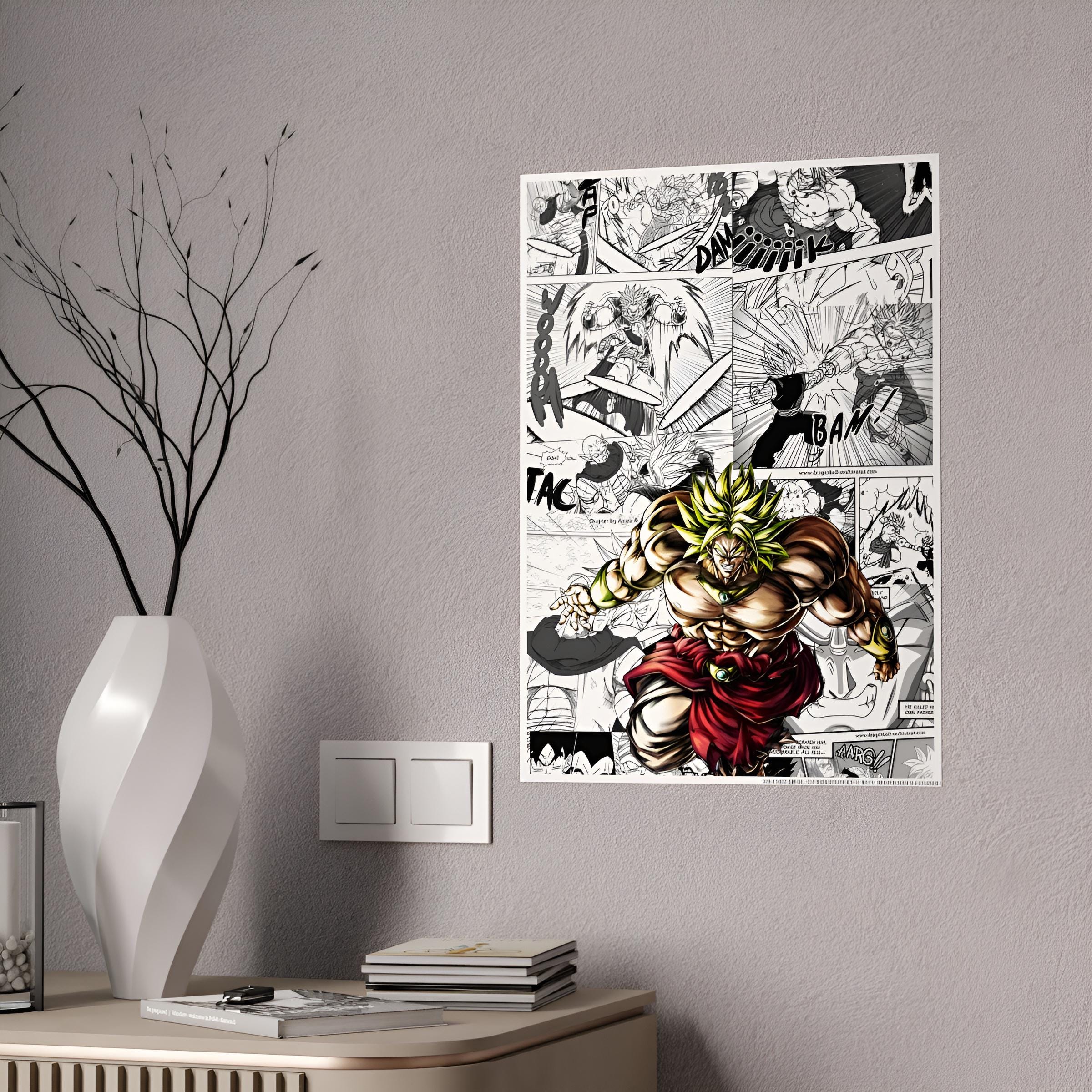 Dragon Ball Poster broly, Anime Poster, Goku Wall Art, Dragon Ball Z ...