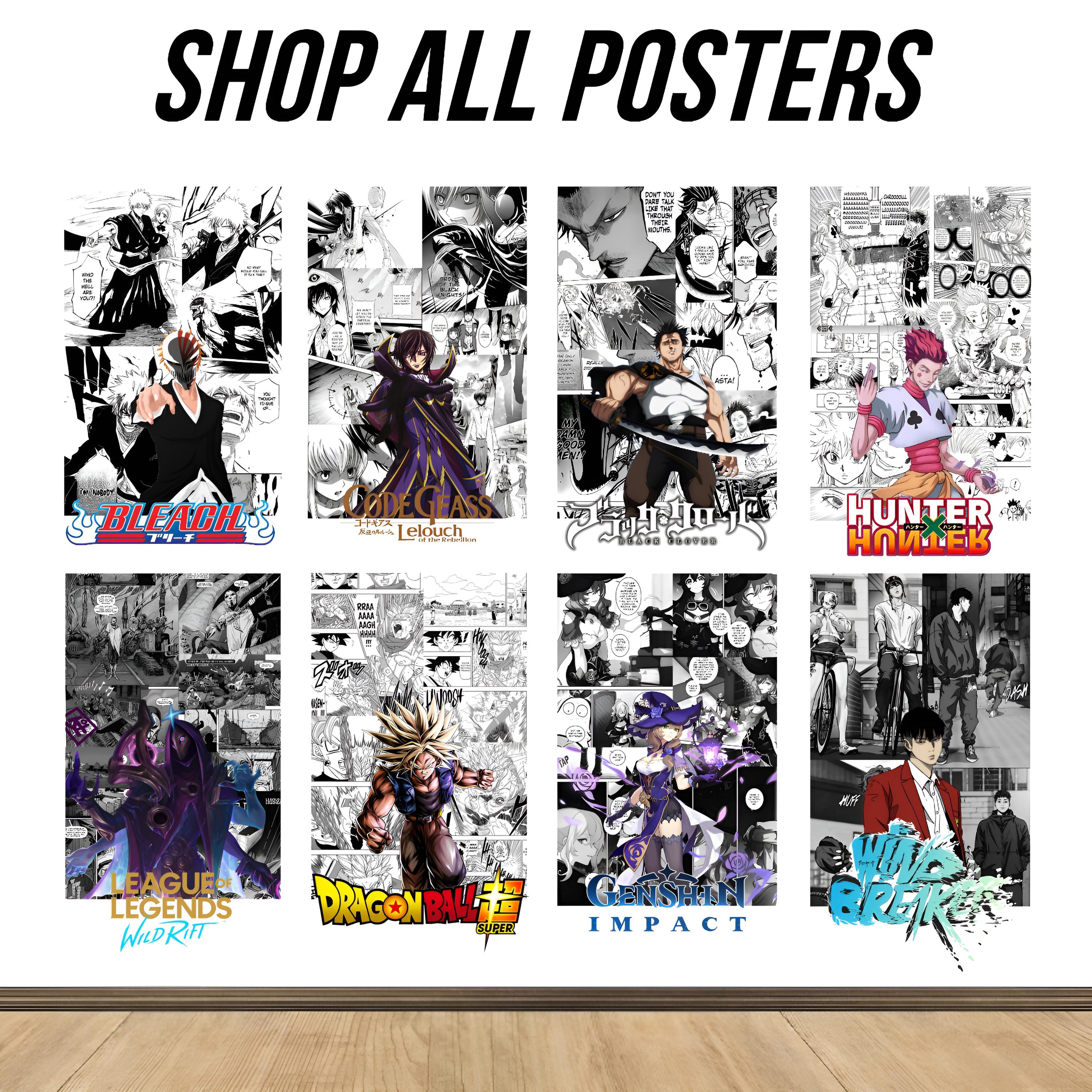Custom Manga Panel Poster Deathnote Poster, Anime Poster, One Piece ...