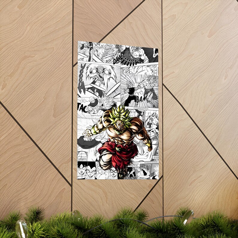 Dragon Ball Poster broly, Anime Poster, Goku Wall Art, Dragon Ball Z ...