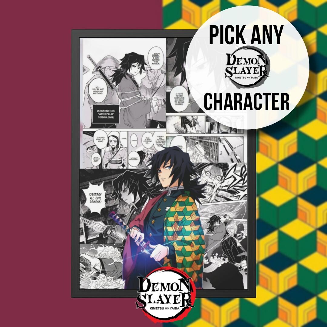 Custom Manga Panel Poster Pick Any Character, Anime Poster, Anime Wall ...