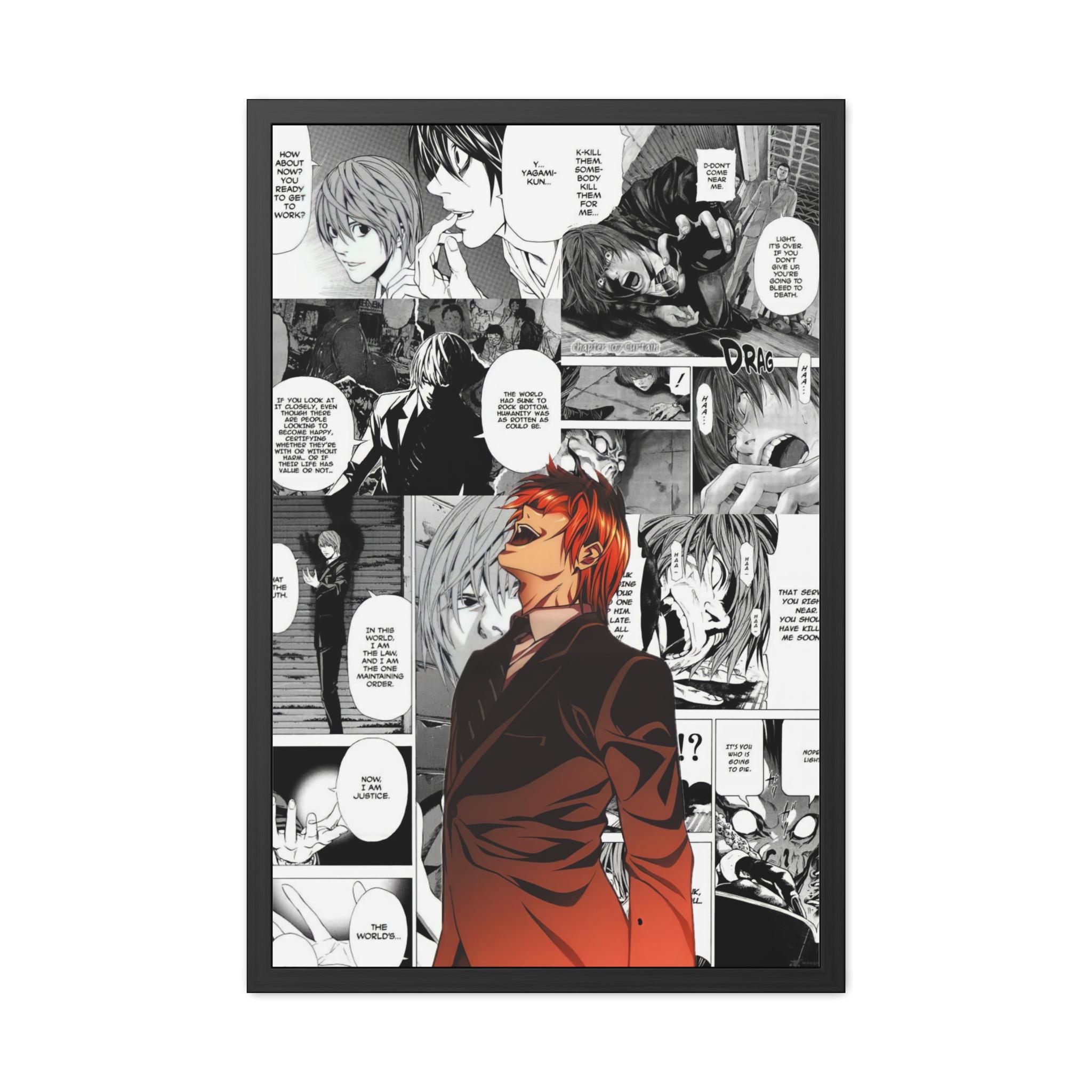 Custom Manga Panel Poster Deathnote Poster, Anime Poster, One Piece ...