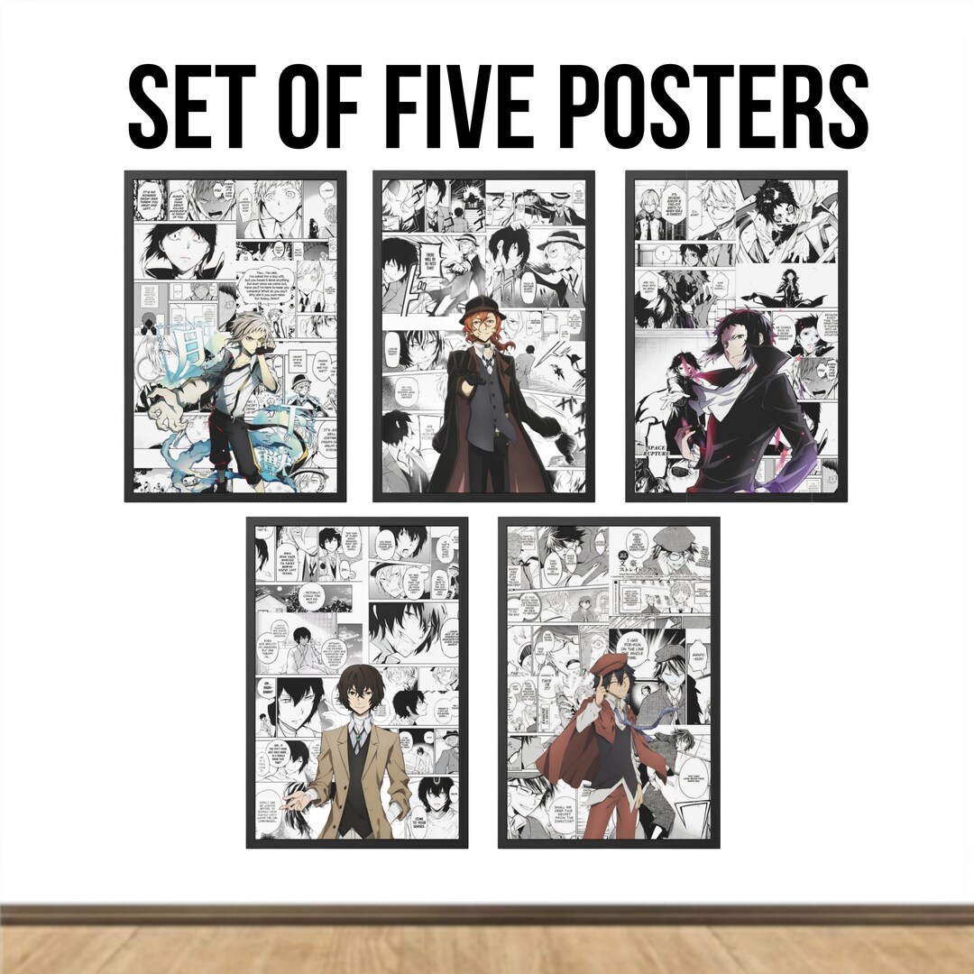 Manga Panel Poster Bungo Stray Dogs Anime Poster, Dragon Ball Poster ...