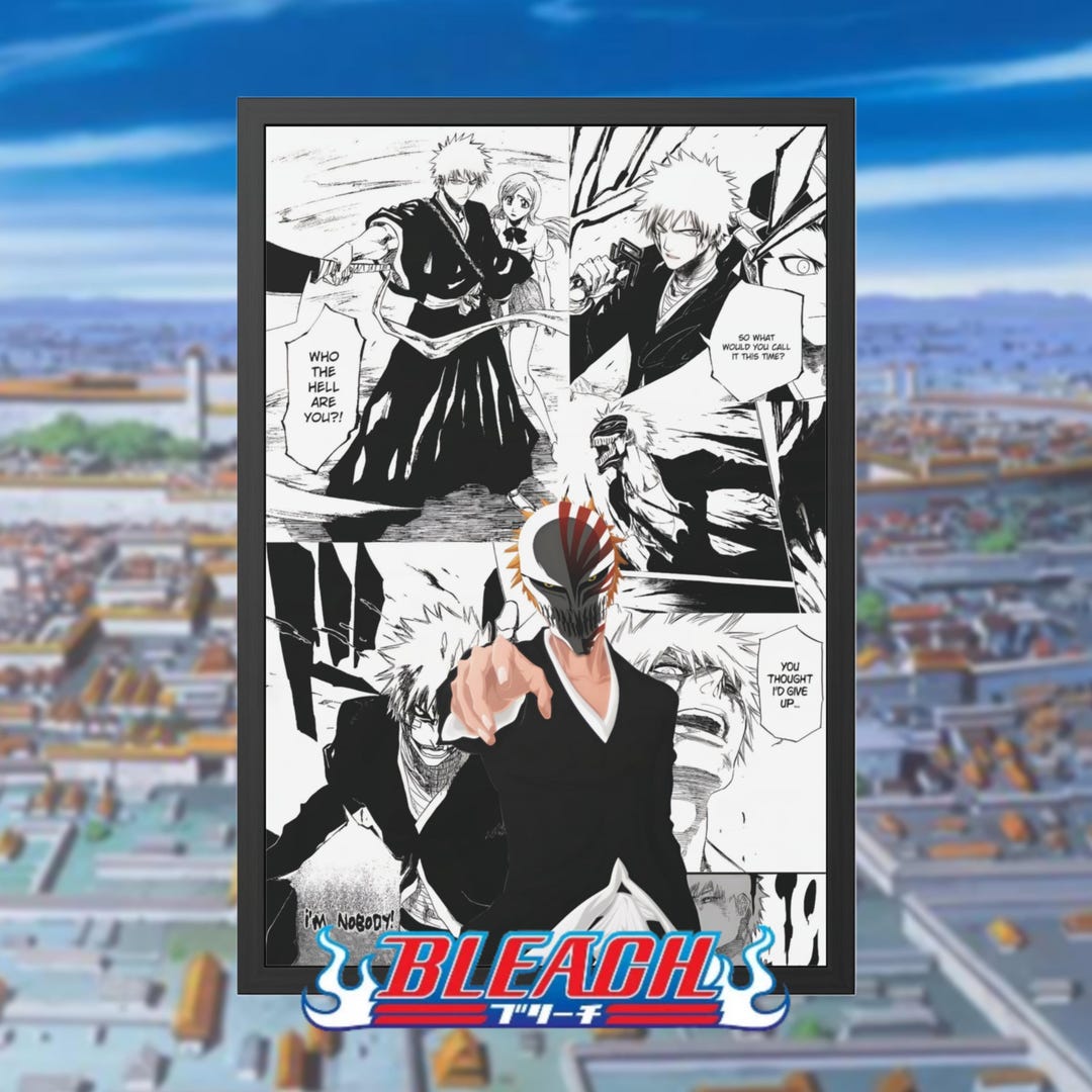 Bleach Poster Anime Poster, Anime Manga Poster, Minimalist Anime Poster ...