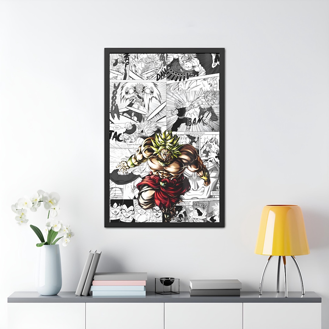 Dragon Ball Poster broly, Anime Poster, Goku Wall Art, Dragon Ball Z ...