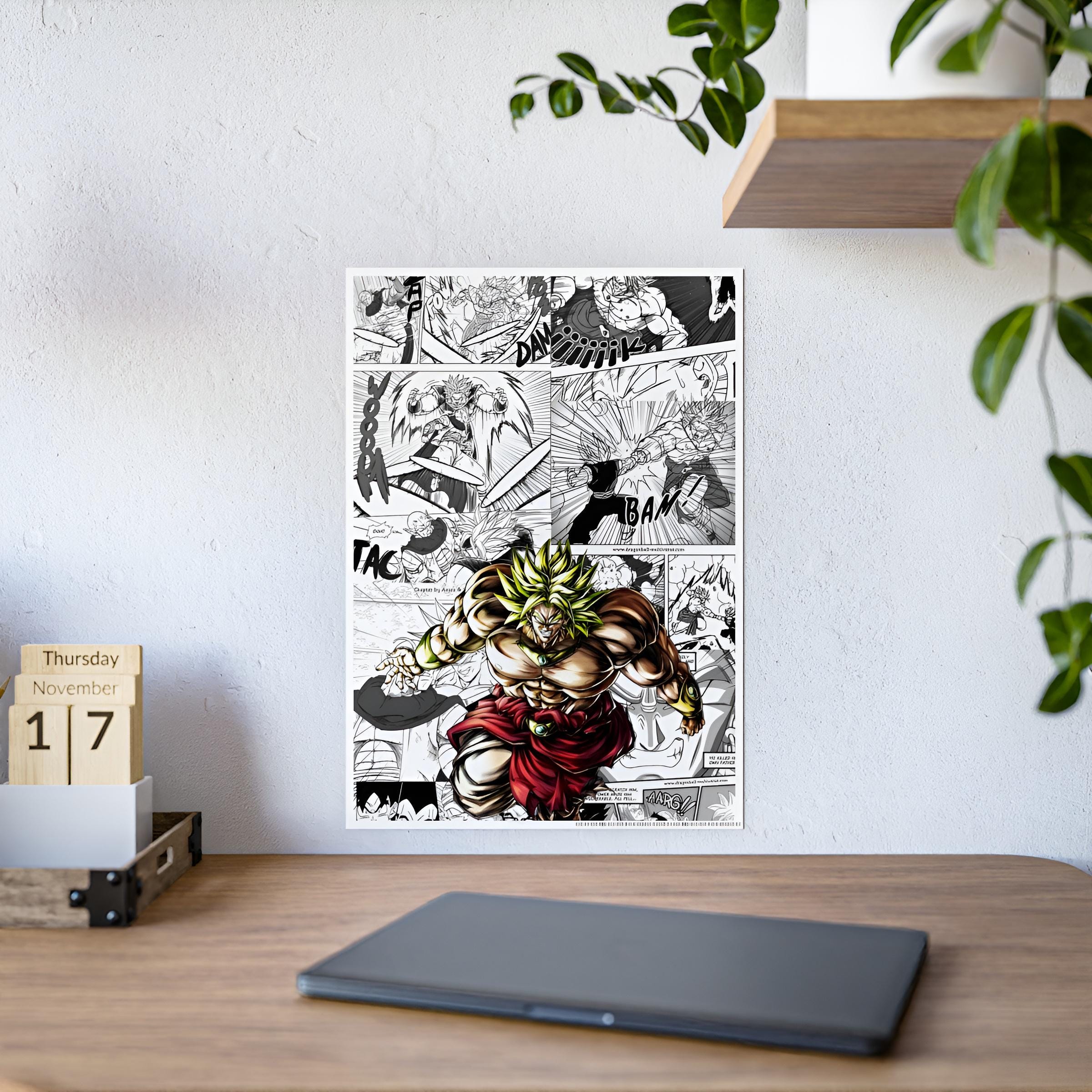 Dragon Ball Poster broly, Anime Poster, Goku Wall Art, Dragon Ball Z ...