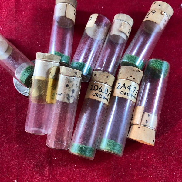 Vintage Glass Vials - Etsy