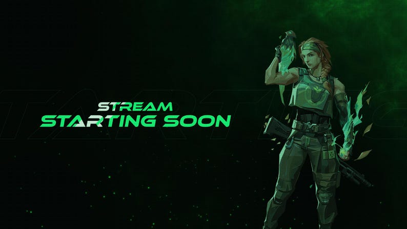 Stream Screens Animated Pack Valorant Theme Starting, BRB, Ending ...