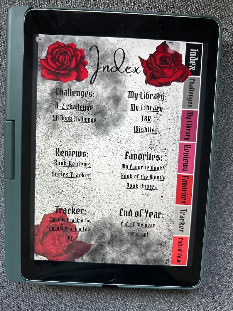 Dark Romance Book Journal - Etsy