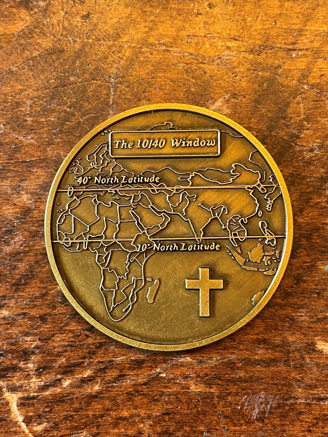 Antique Bronze 10/40 Window Challenge Coin: Missionary Gift - Etsy
