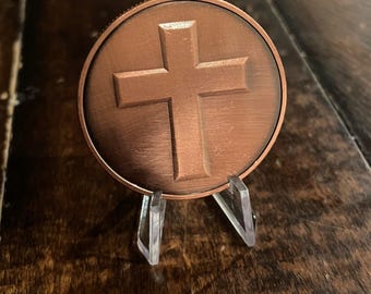 Custom Armor of God Cross Commemorative Challenge Lord's Prayer Coin - Etsy