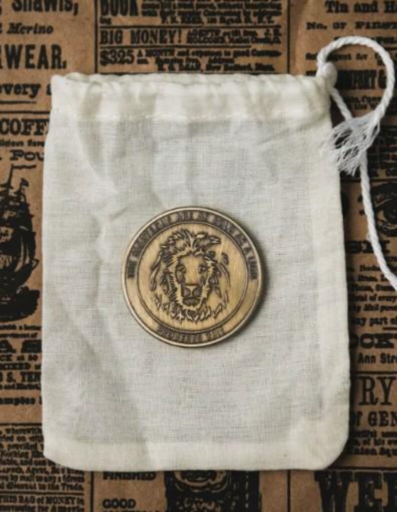 Armor of God High Relief Boldness Courageous Coin Boldness Coin Lion ...