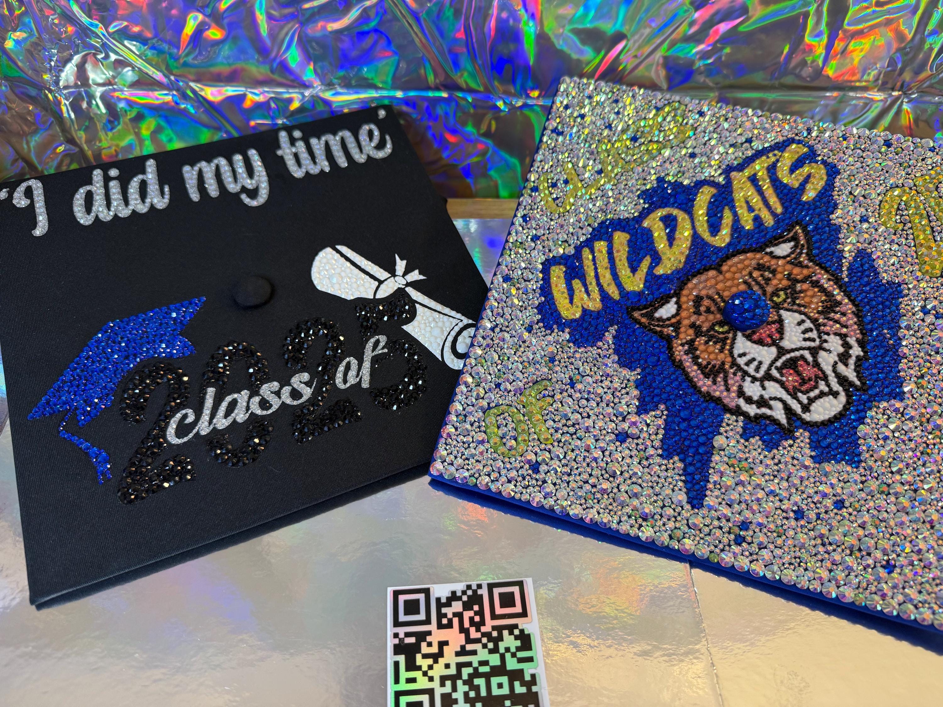 Custom Rhinestone Graduation Cap - Etsy