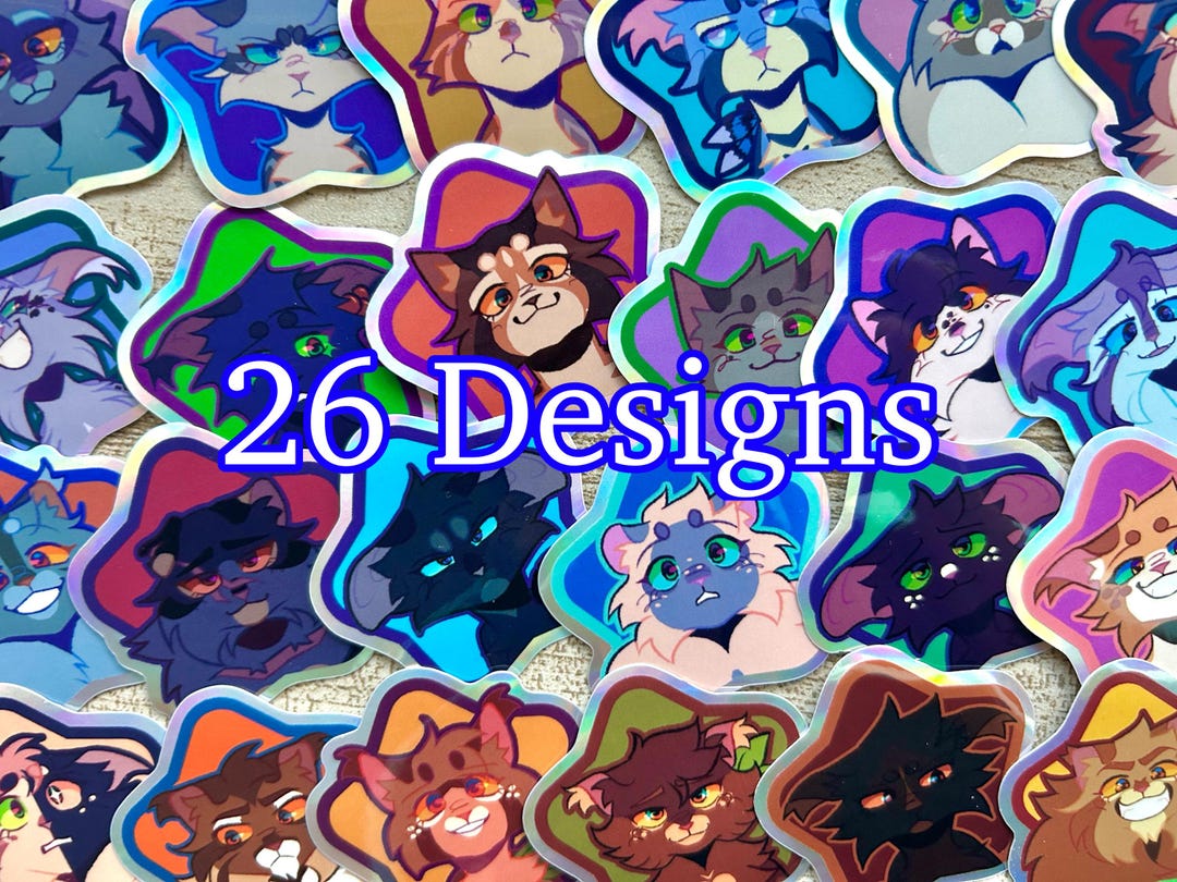 Warrior Cat Protagonist-inspired Star Stickers - Etsy