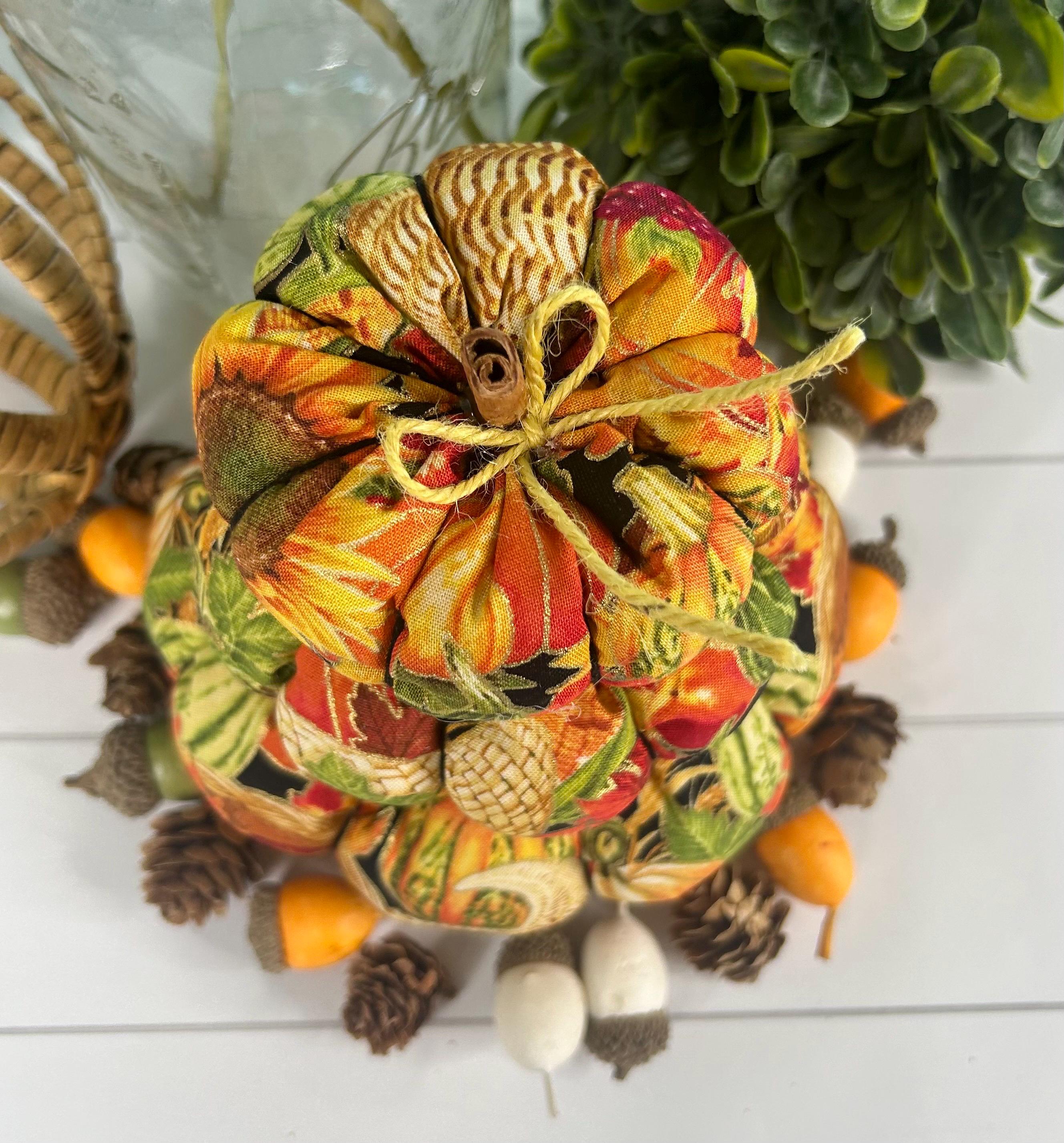Fabric Stacked Stuffed Pumpkins, Fall, Halloween, Thanksgiving - Etsy